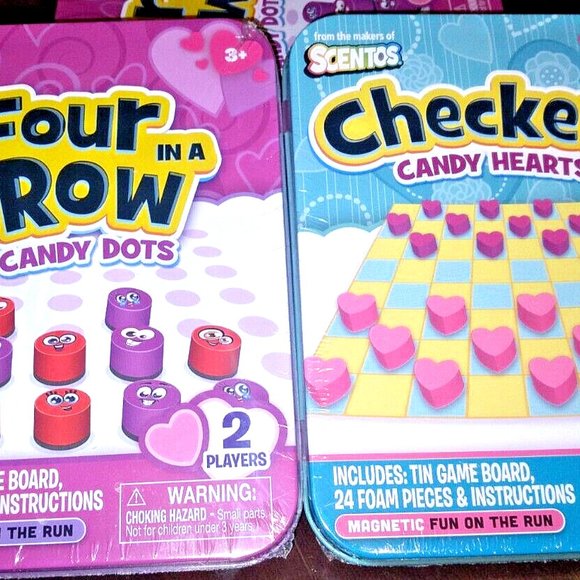 weveel TRAVEL GAMES | Toys | 2 Weveel Travel Games Four In A Row Candy ...